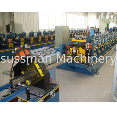 2.5mm Upright Rack Roll Forming Machine With 6 Meters Auto Stacker