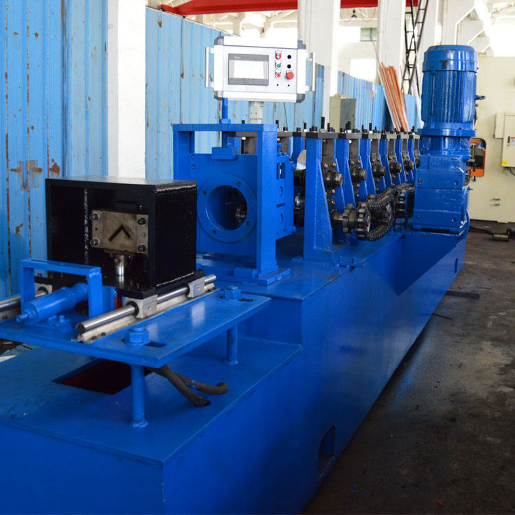 CE Certificated Galvanized Steel Angle Roll Forming Machine with PLC ...