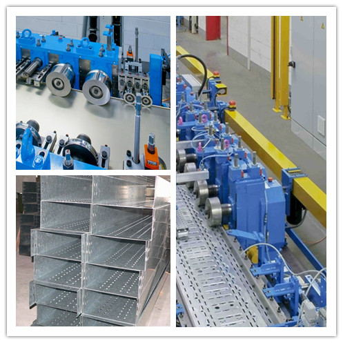 GI Stainless Steel Cladding Cable Tray Manufacturing Machine Double ...