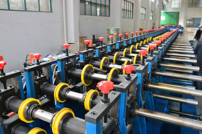 Hydraulic Punching Cable Tray Roll Forming Machine , Rolling Form ...