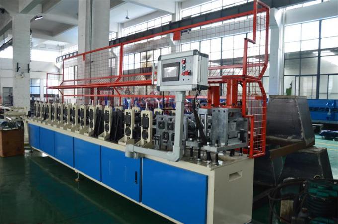 2.5mm Upright Rack Roll Forming Machine With 6 Meters Auto Stacker